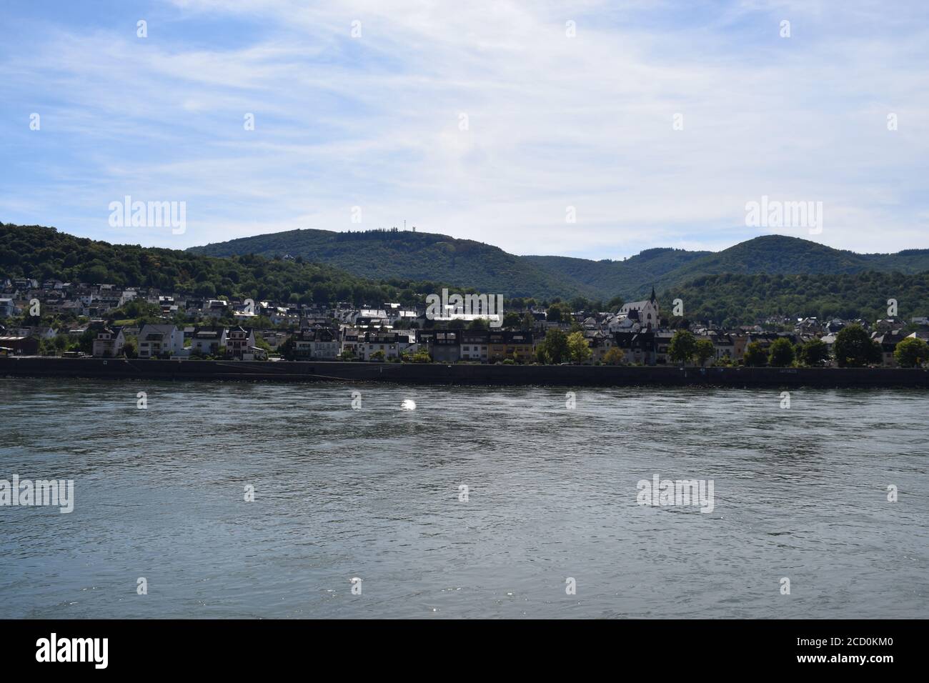 waterfront of Bad Salzig Stock Photo - Alamy