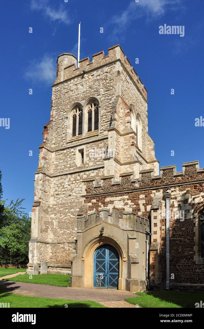 St Mary's Parish Church, Henlow, Bedfordshire, England, UK Stock Photo ...