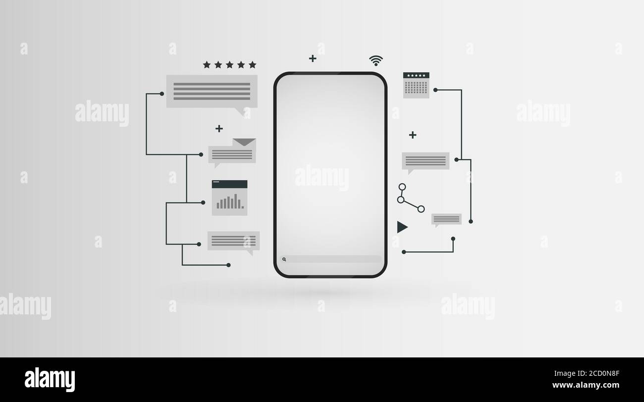 Collage panorama Stock Vector Images - Alamy