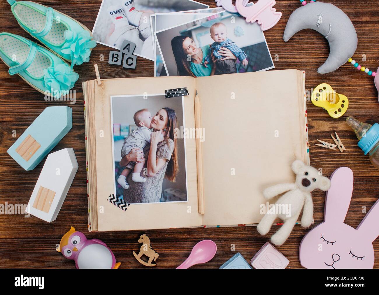 Baby Photo Album Background