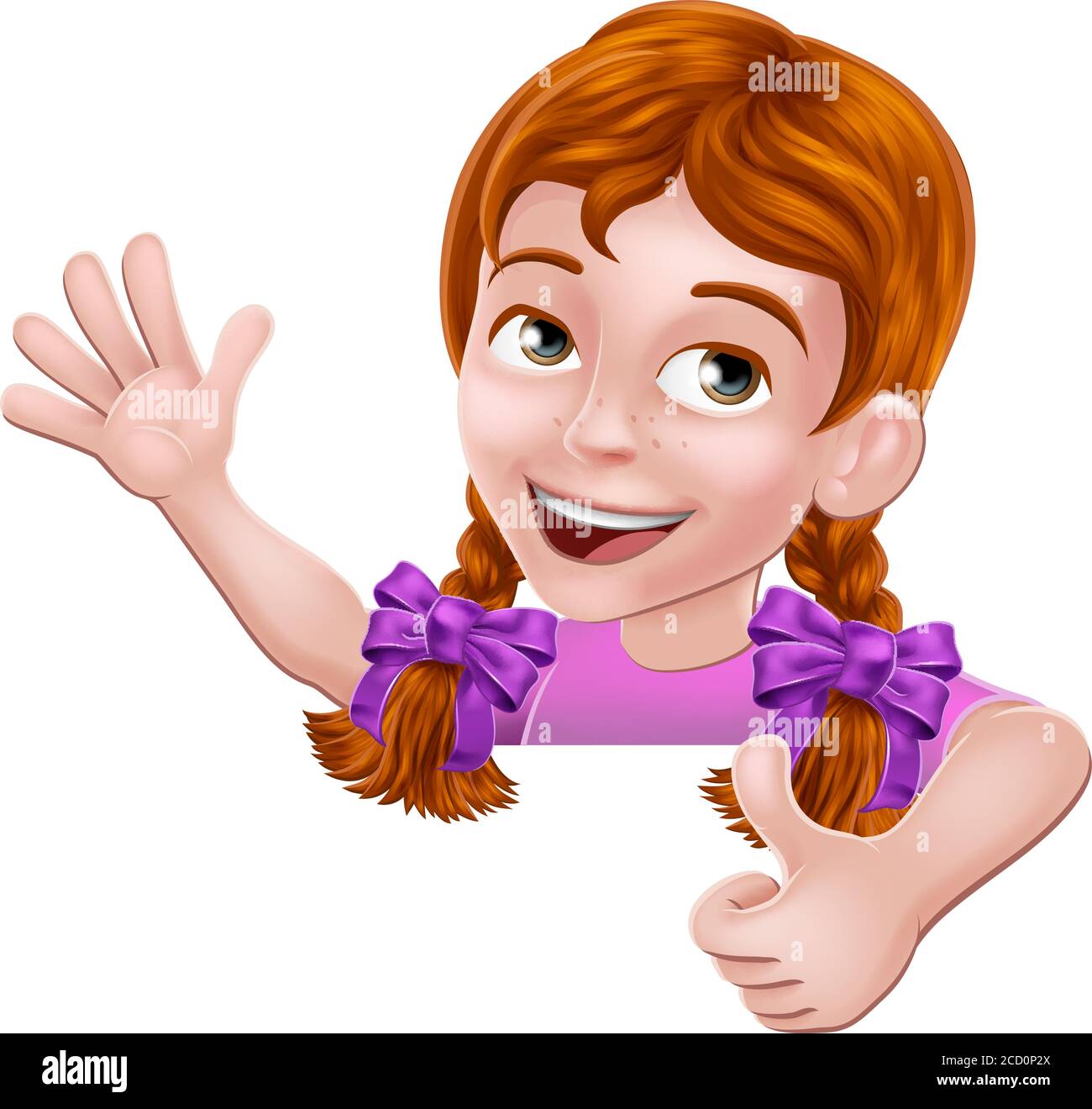 Child thumbs up isolated Cut Out Stock Images & Pictures - Alamy