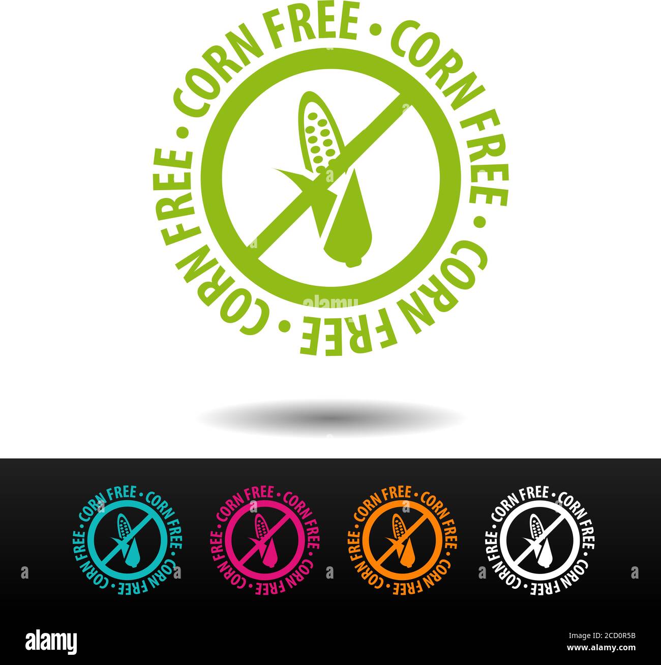 Corn Icon Vector Free