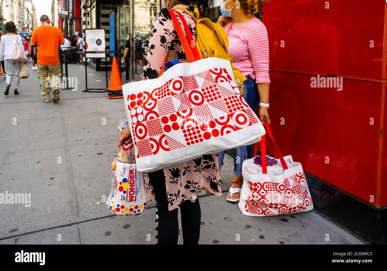 Women with their Target purchases outside the Target store in Herald ...