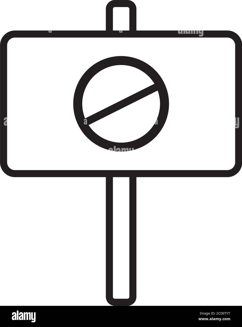 Sign signal danger board Black and White Stock Photos & Images - Alamy