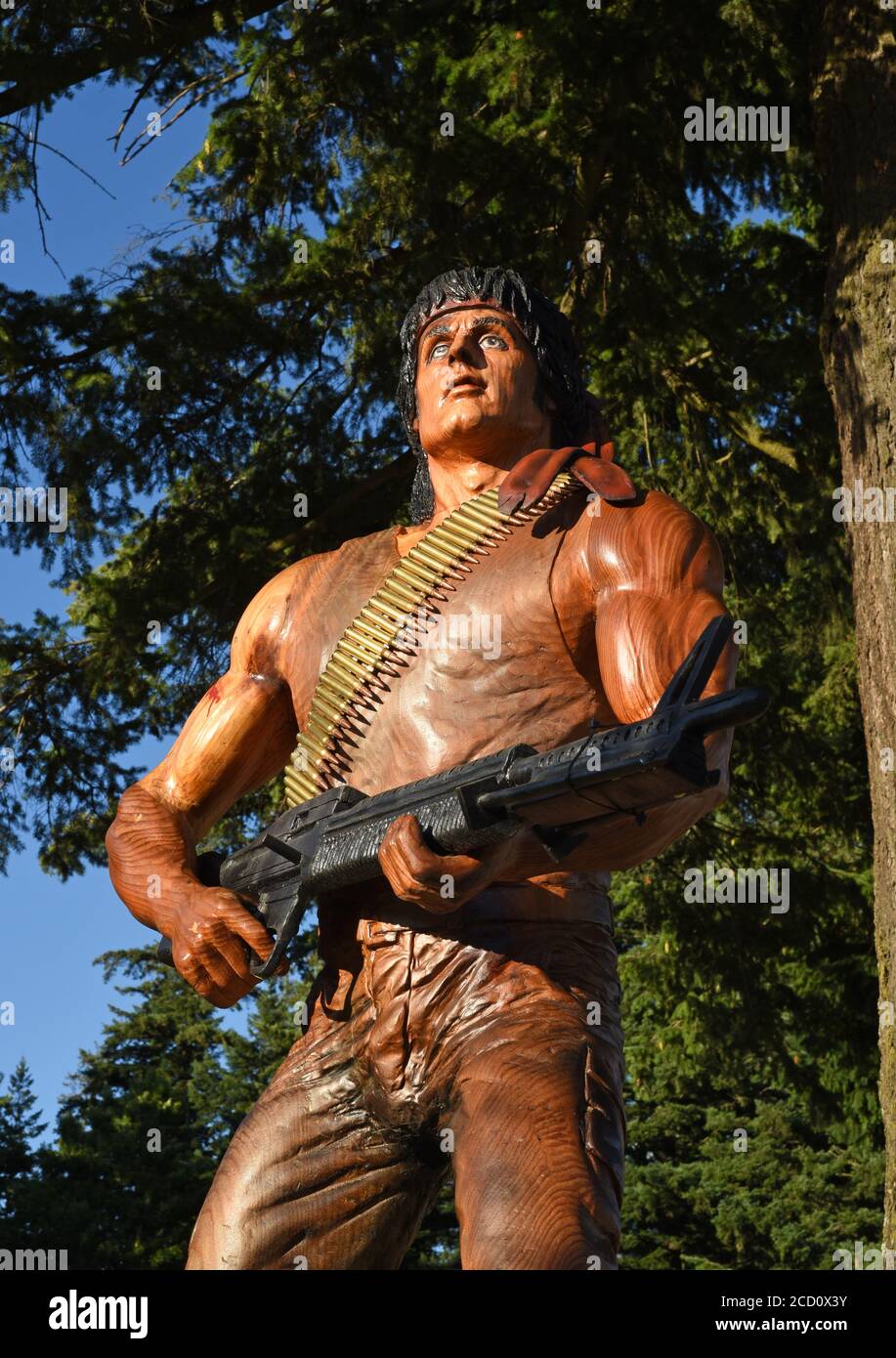 Hope, British Columbia, Canada, 24, AUG 2020 - A newly unveiled ...