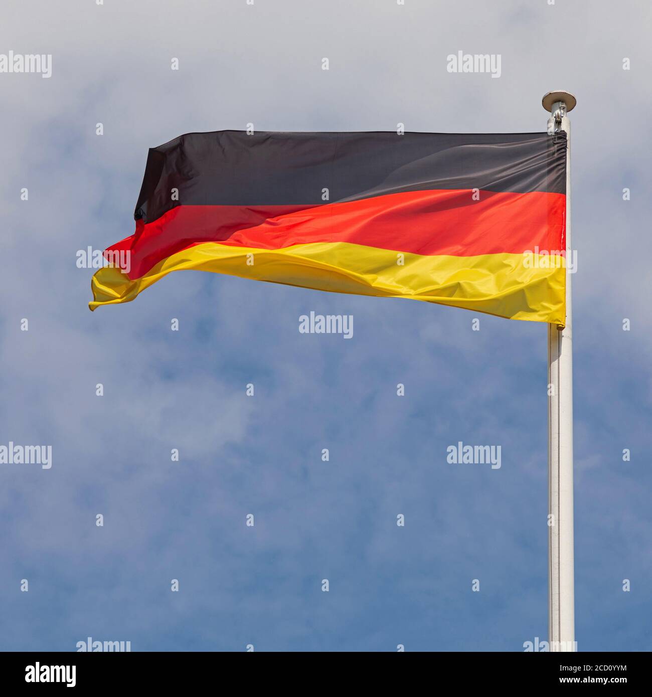 Official Federal Republic of Germany Flag Sunny Day Stock Photo - Alamy