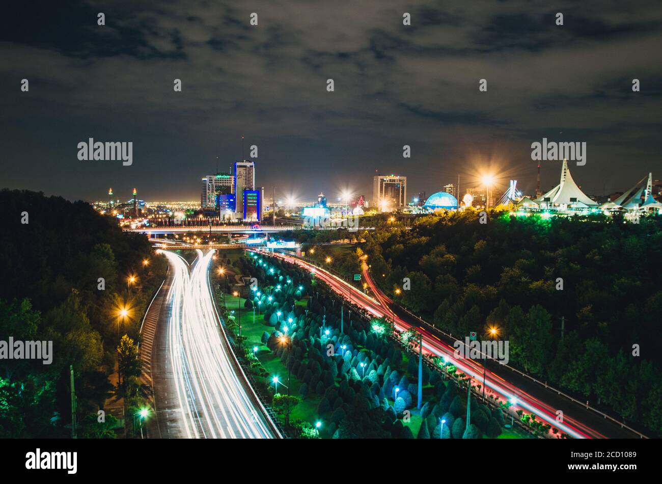 Tehran night view hi-res stock photography and images - Alamy