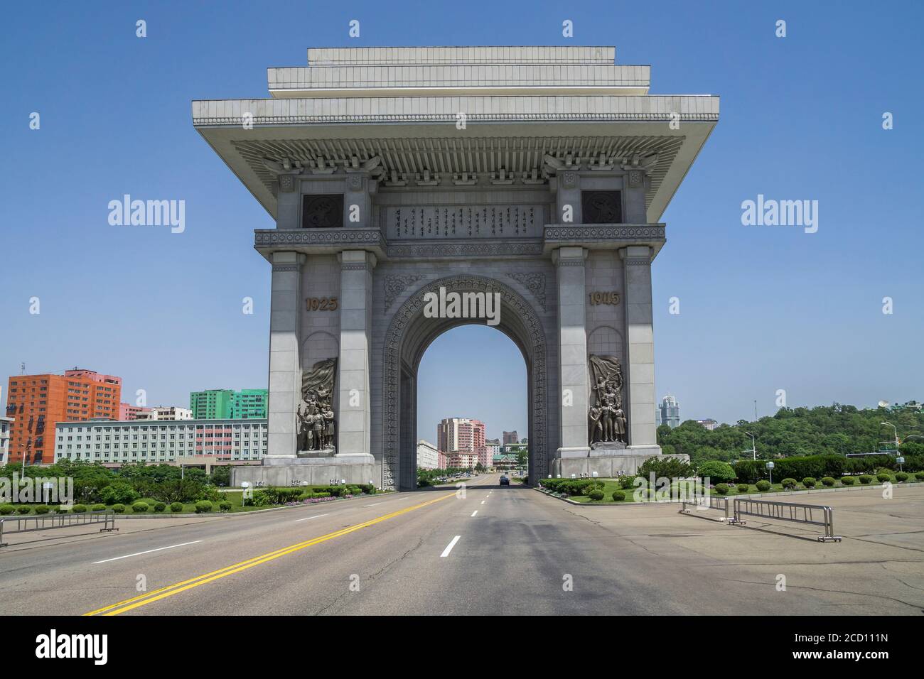 Arch of Triumph in Pyongyang, North Korea Stock Photo - Alamy