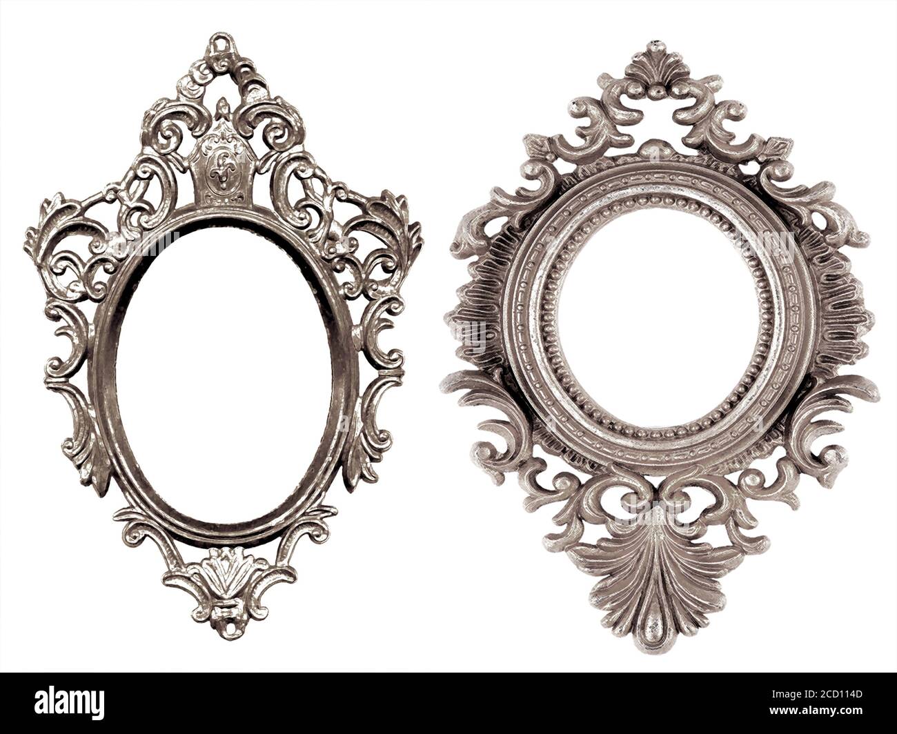 isolated antique old picture frame Stock Photo - Alamy