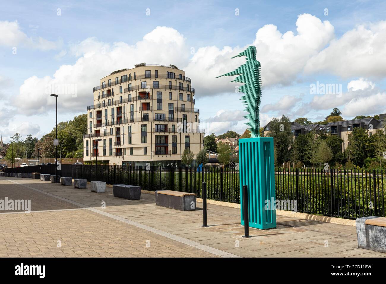 The Maid of the Bridge sculpture which forms part of The Art Strategy ...