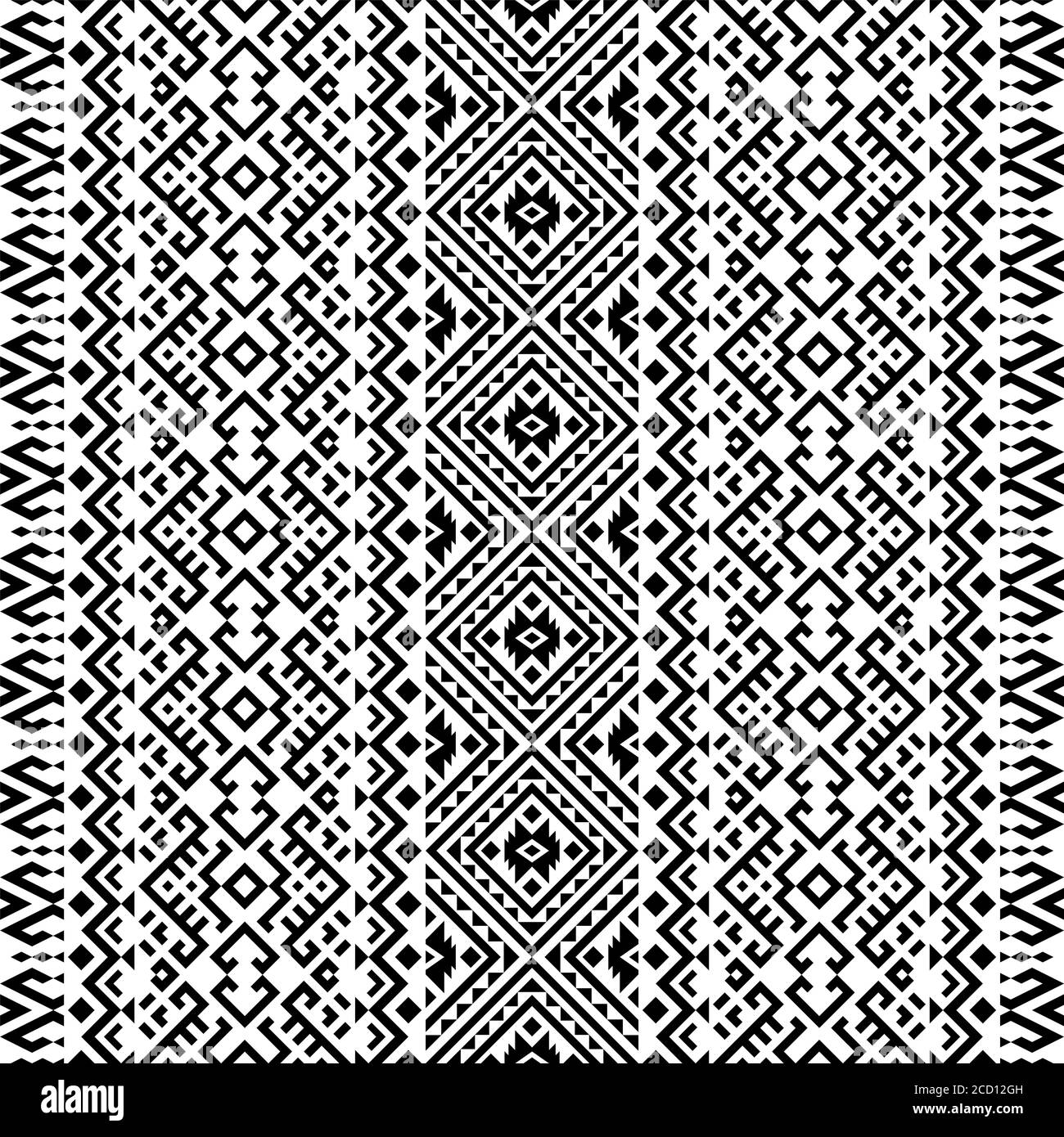 Persian ethnic motif pattern texture design background in monochrome ...