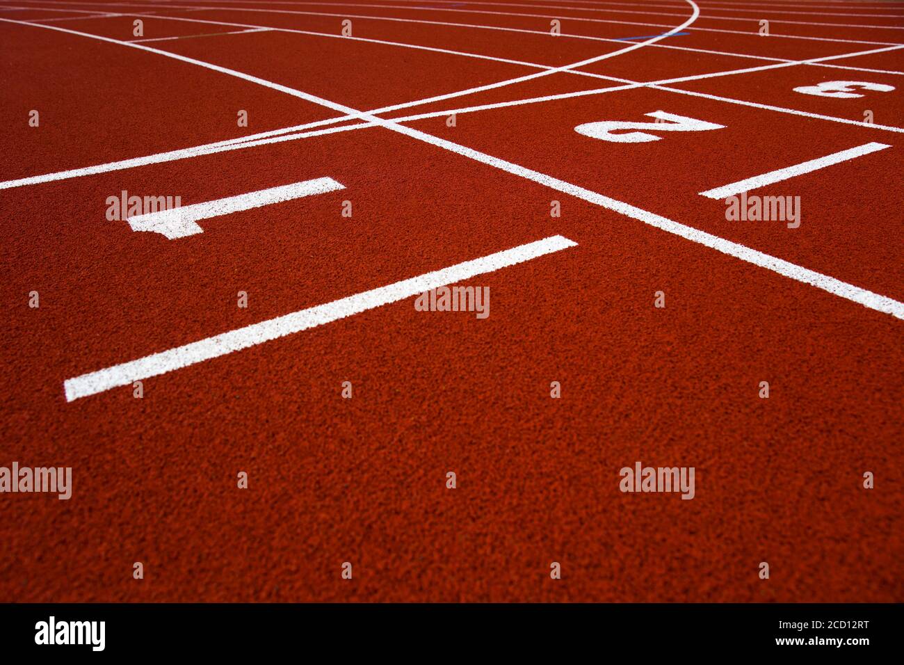 Athletic track empty stadium hi-res stock photography and images - Alamy