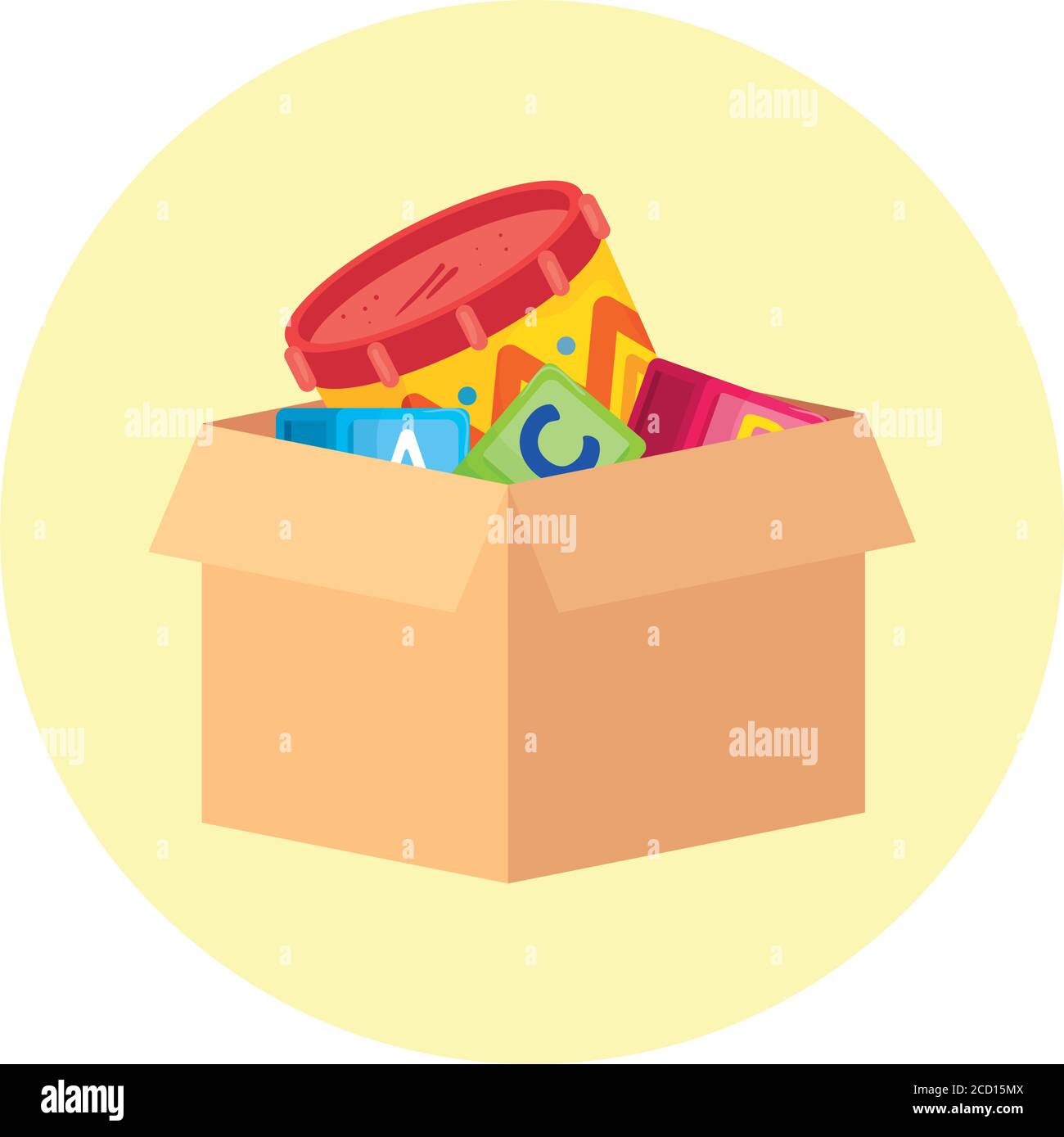 Round box cargo circle hi-res stock photography and images - Alamy
