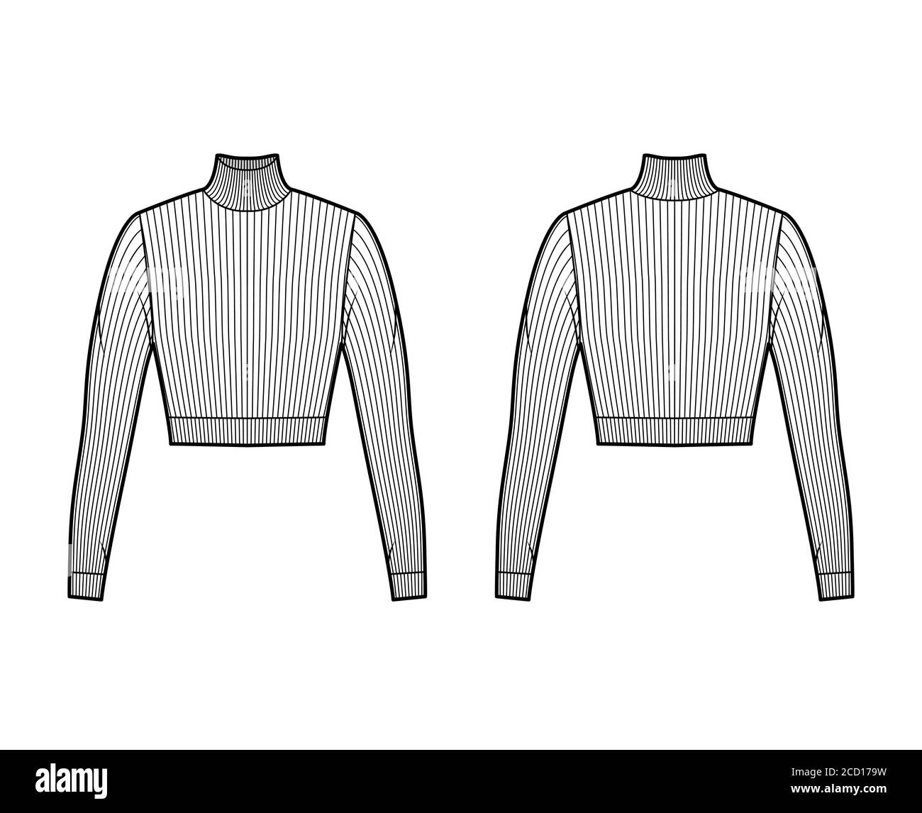 Ribbed jumper Stock Vector Images - Alamy