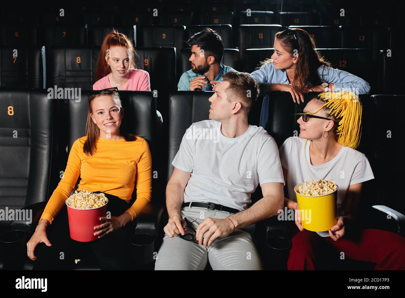 young people talking during the session, friends listening to ginger ...
