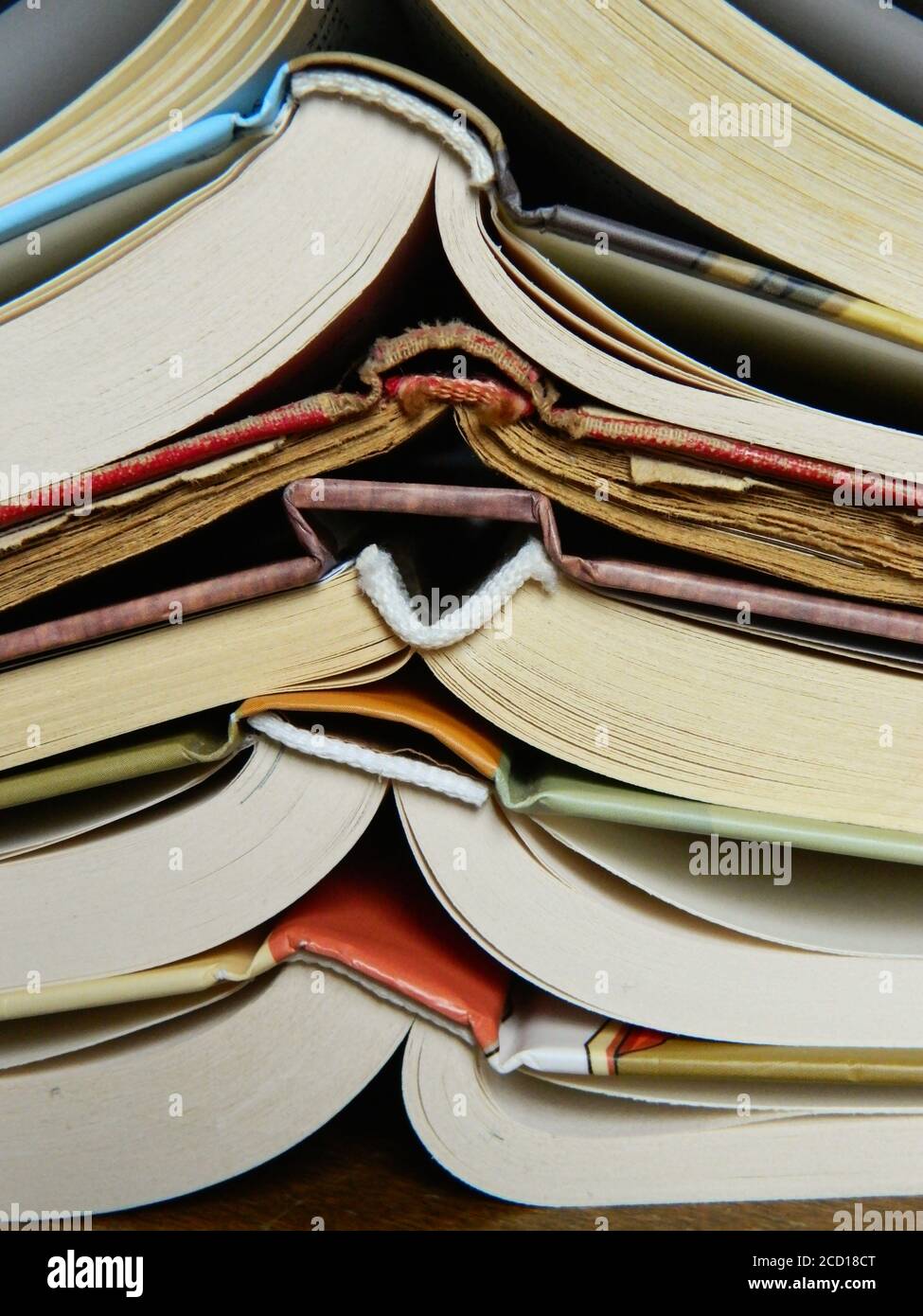 Closeup vertical shot pile hi-res stock photography and images - Alamy