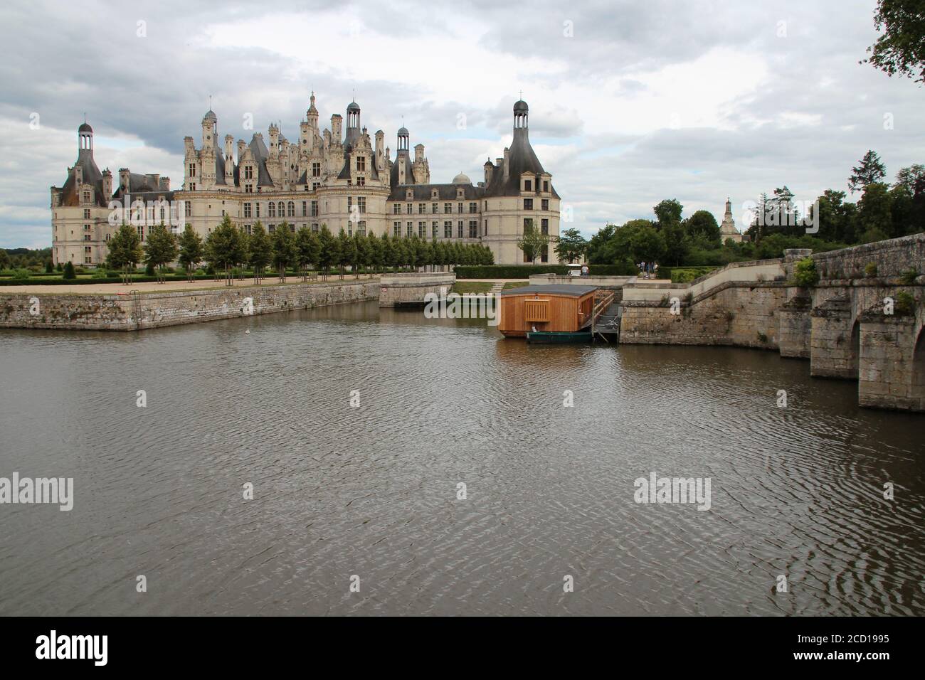 renaissance castle in chambord (france Stock Photo - Alamy