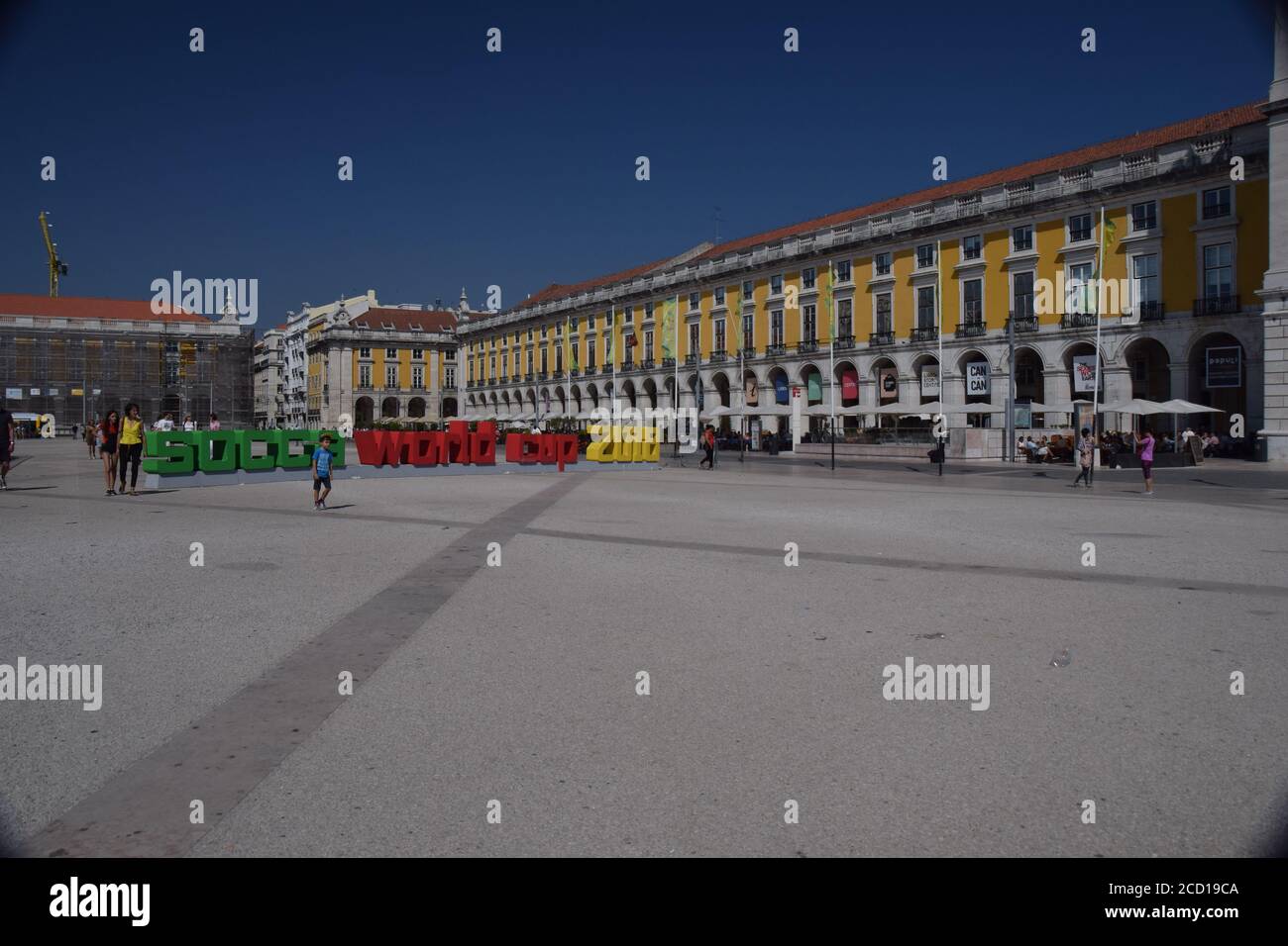 downtown Lisbon capital of Portugal historical buildings old Portuguese ...