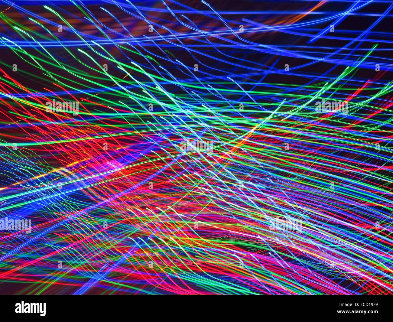 Shot of interlaced rhythmic light trajectory - perfect for futuristic ...