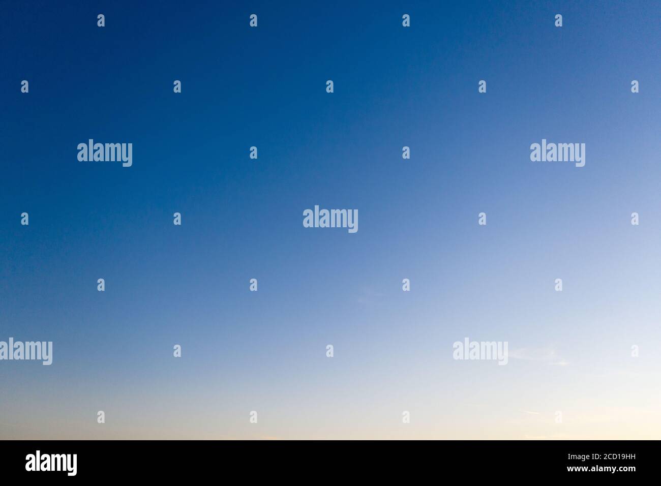 Clear sky without clouds at sunset. Background Stock Photo - Alamy