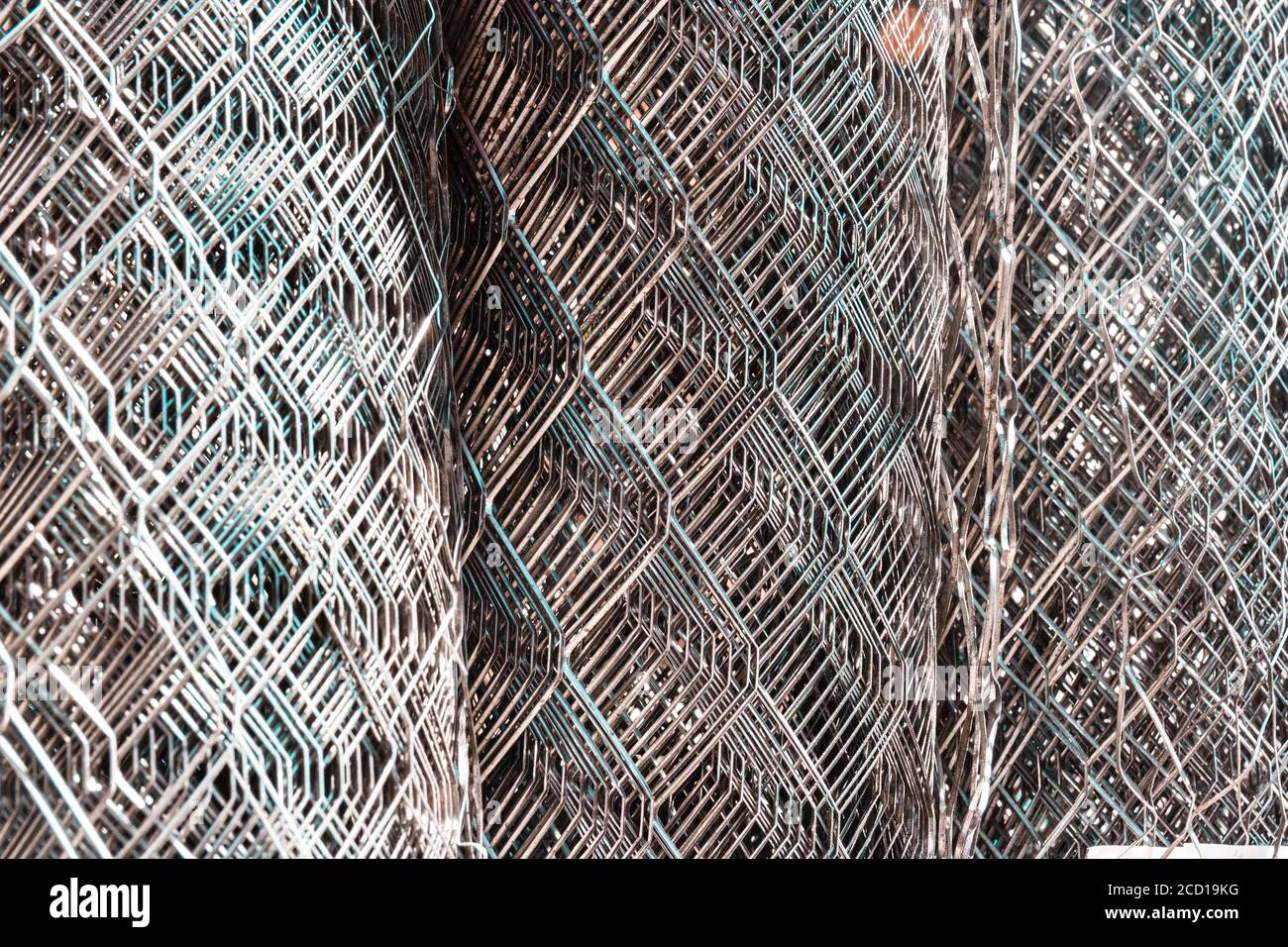 Steel lattice fence hi-res stock photography and images - Alamy