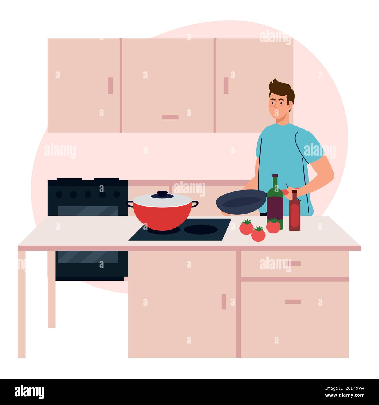Kitchen cabinet dishes Cut Out Stock Images & Pictures - Alamy