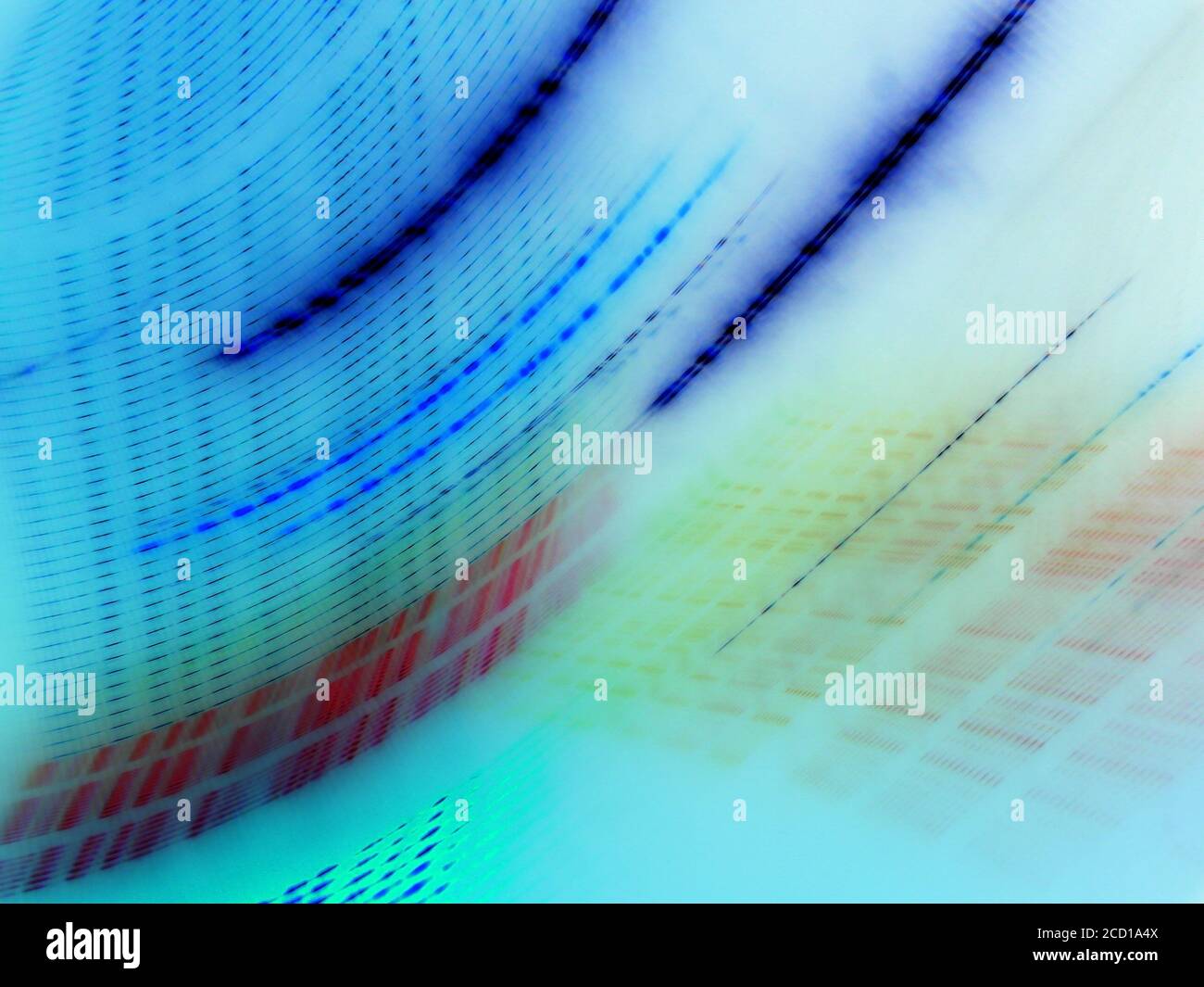 Shot of gradual rhythmic light trail - perfect for futuristic ...