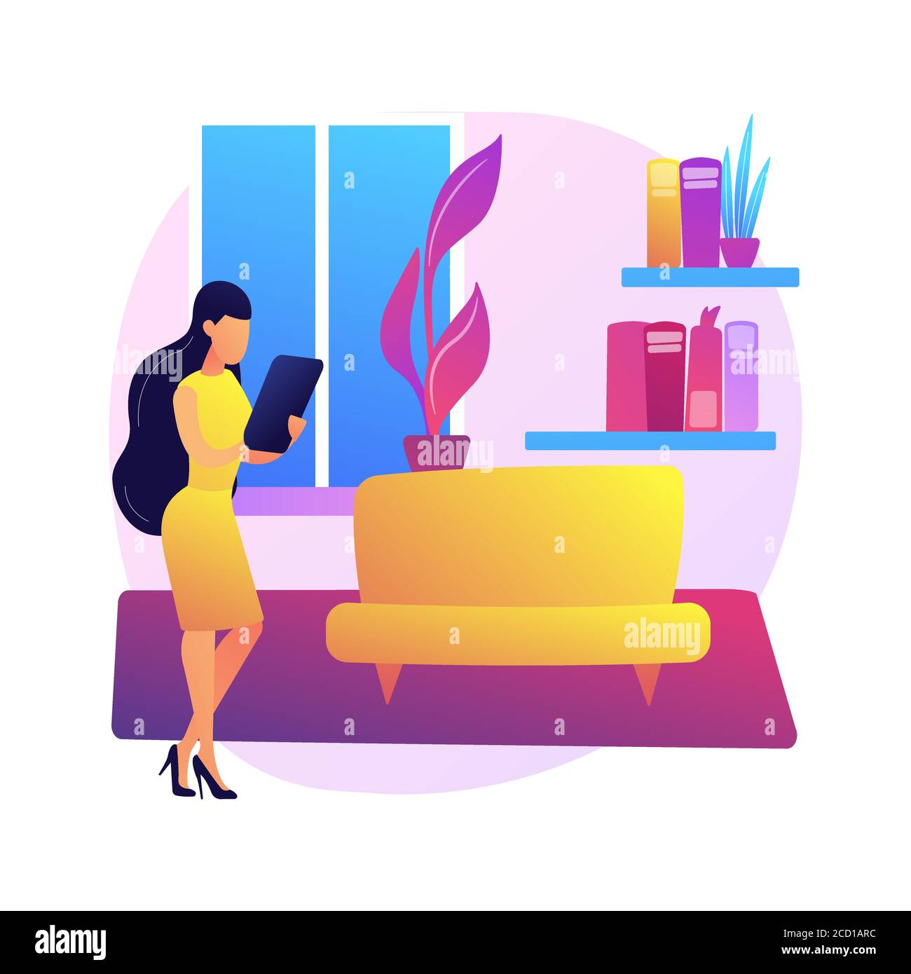 Home staging abstract concept vector illustration Stock Vector Image ...