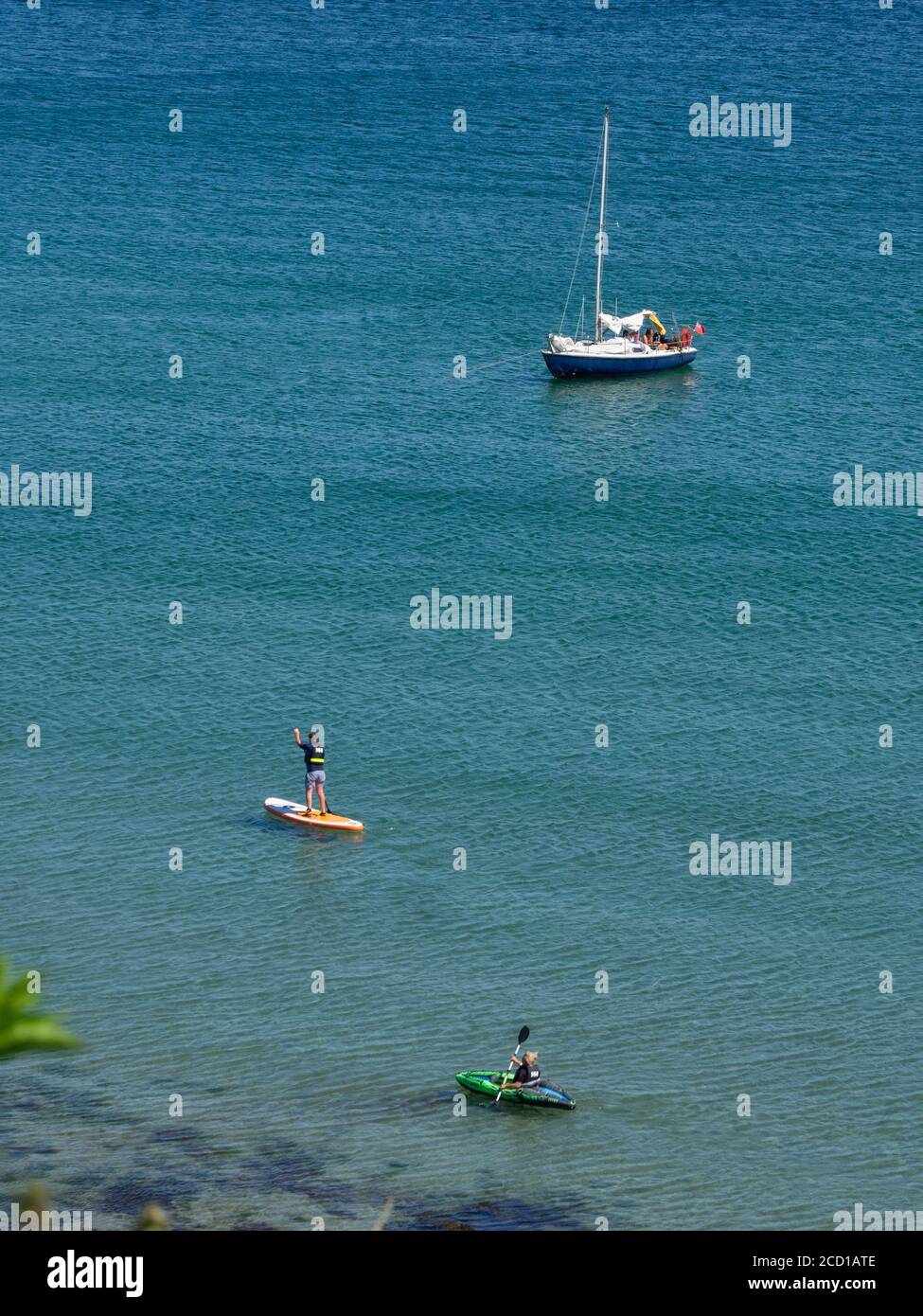 Portscatho yacht hi-res stock photography and images - Alamy
