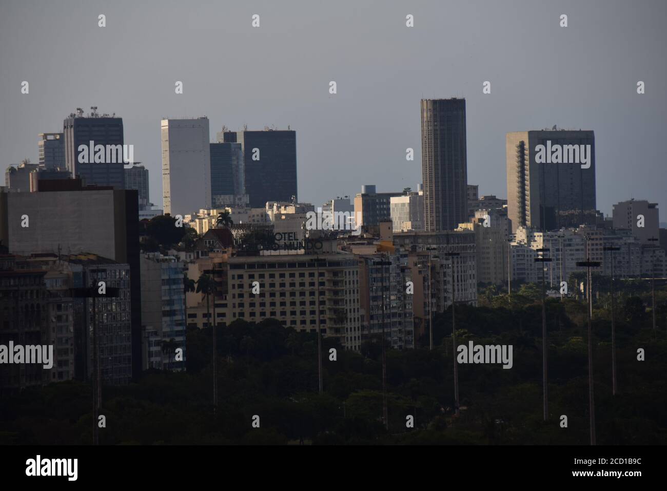 Rio de Janeiro downtown high buildings, Brazil Stock Photo - Alamy