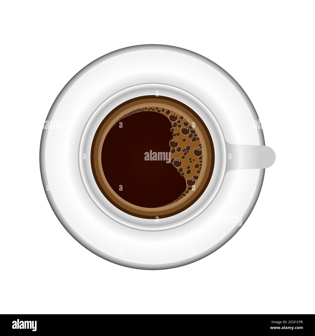 Caffeine in decaf coffee Stock Vector Images - Alamy