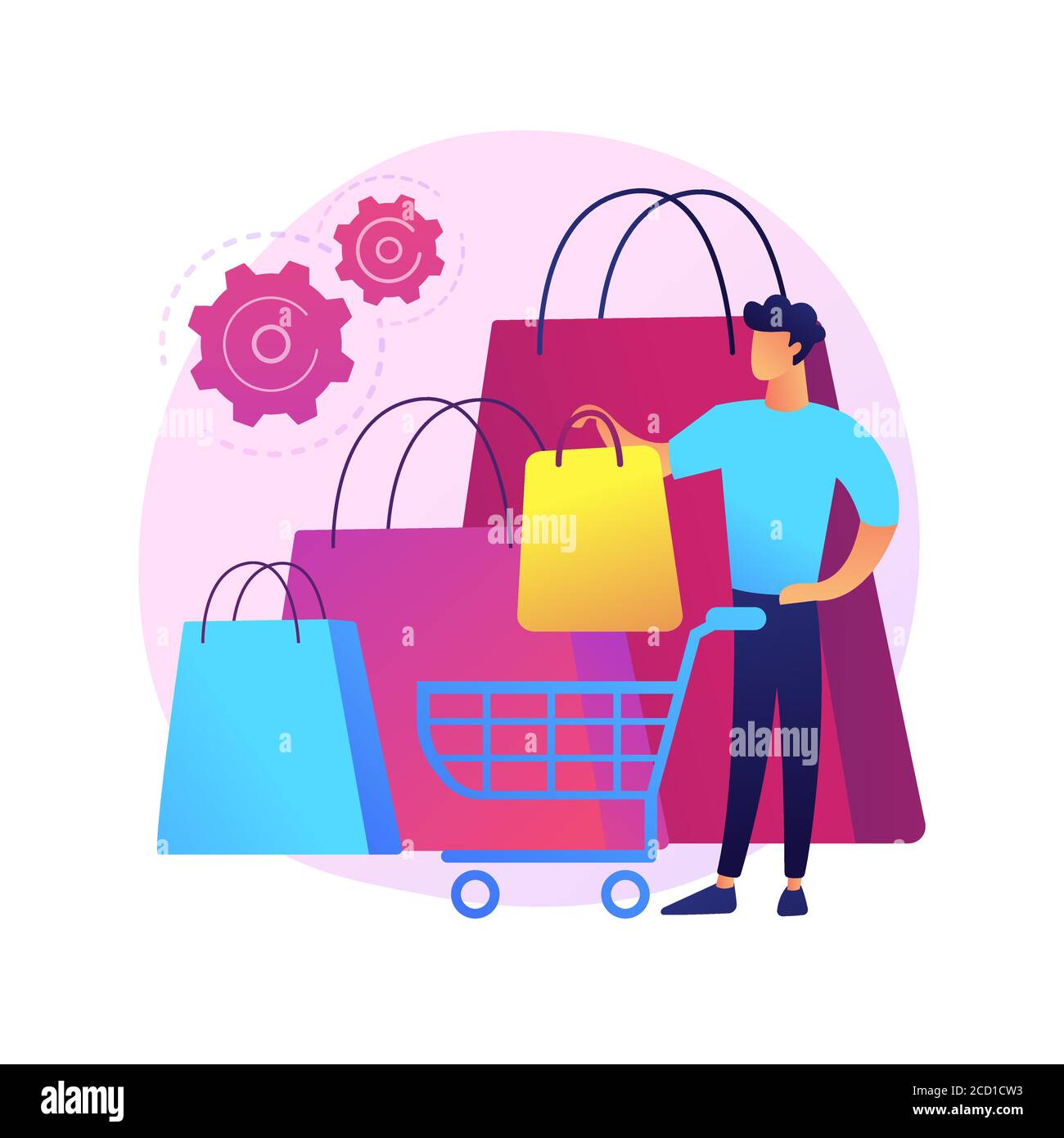 Purchasing habits abstract concept vector illustration Stock Vector ...