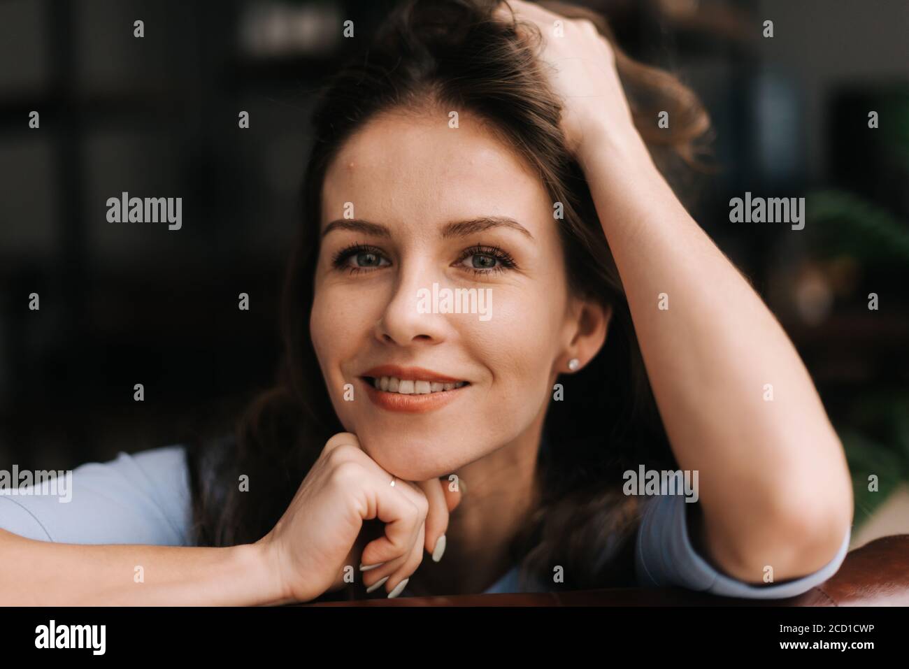 Leaning back chair hi-res stock photography and images - Alamy