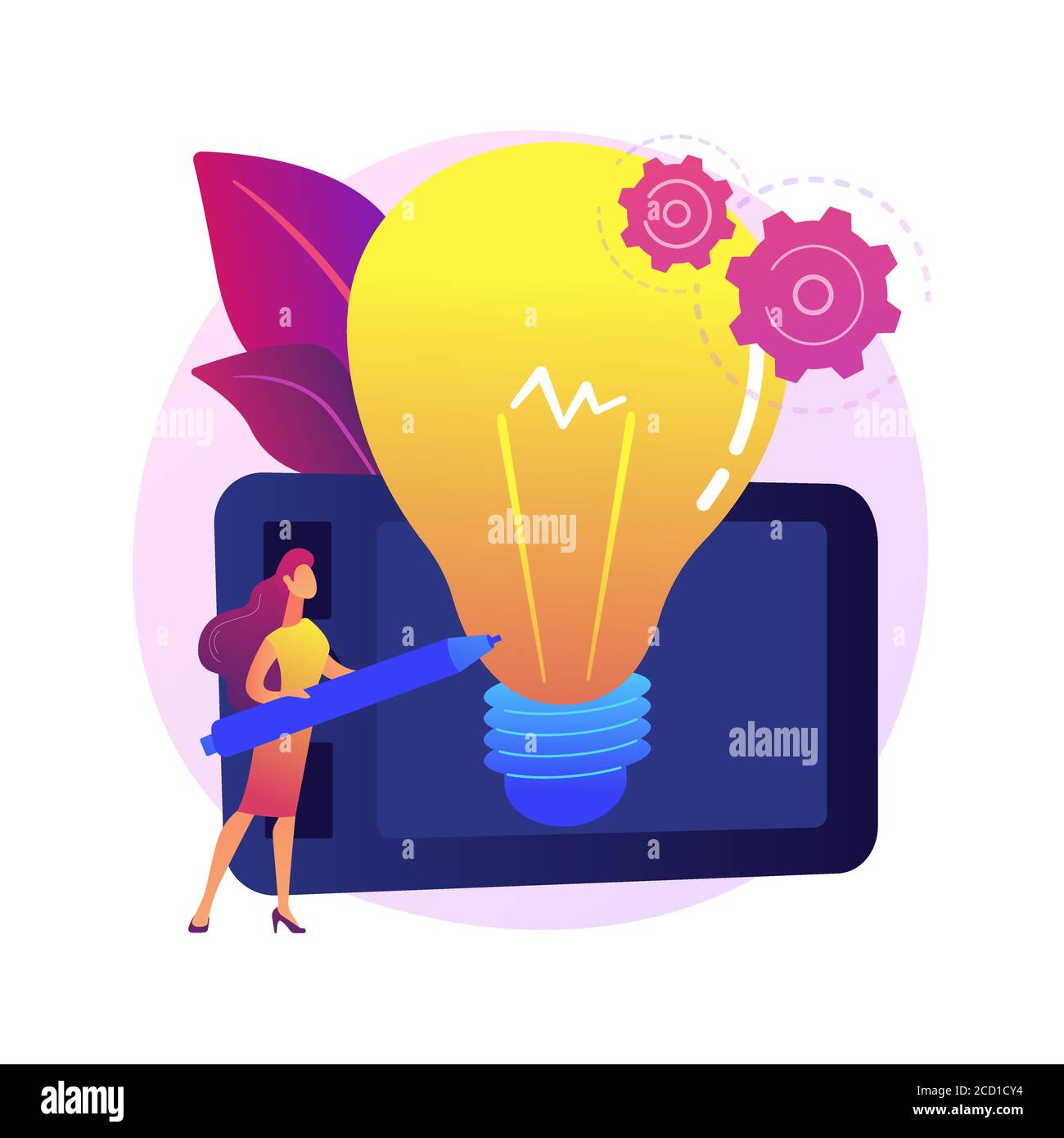 Industrial Design Abstract Concept Vector Illustration Stock Vector