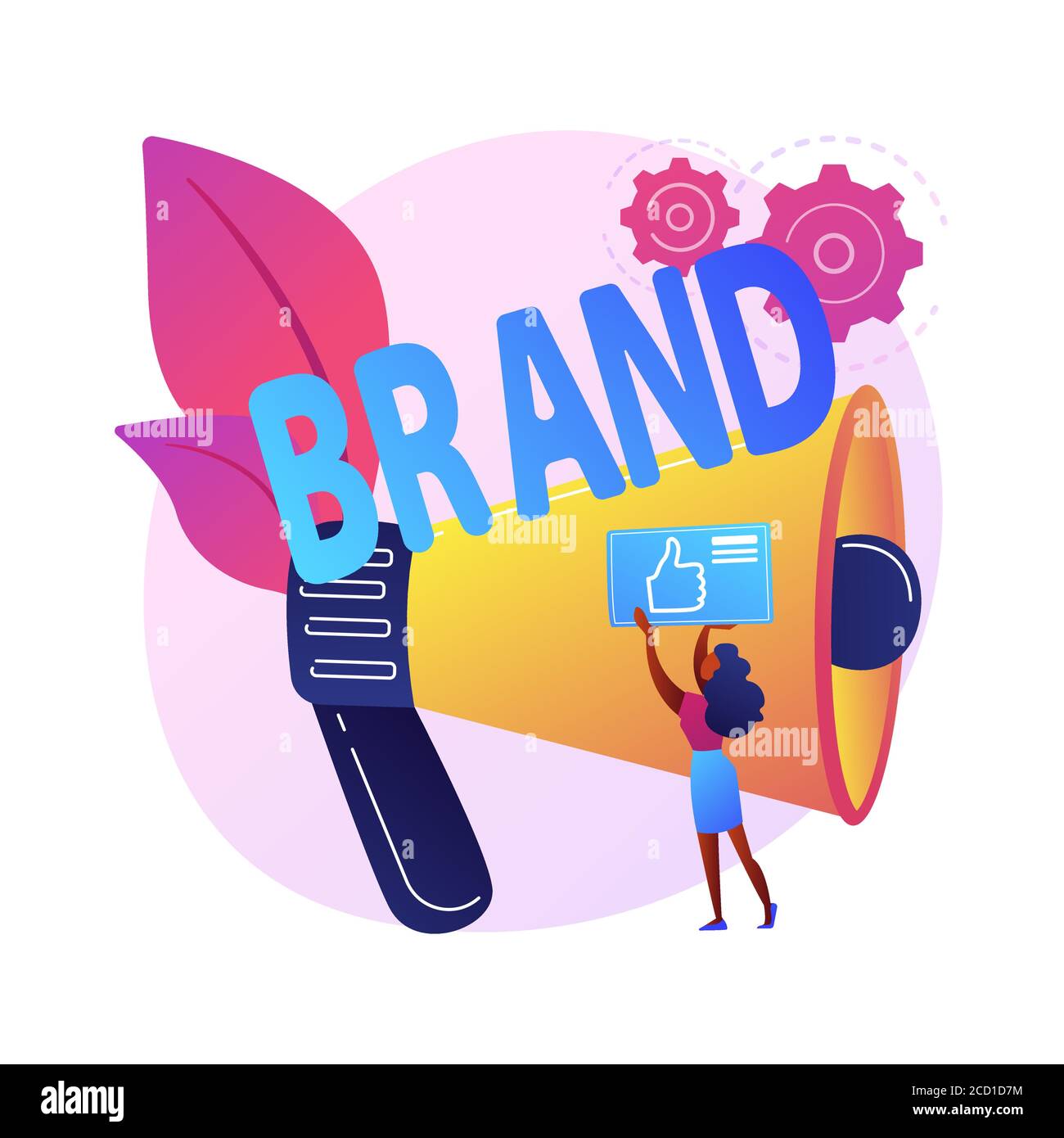 Brand name abstract concept vector illustration Stock Vector Image ...