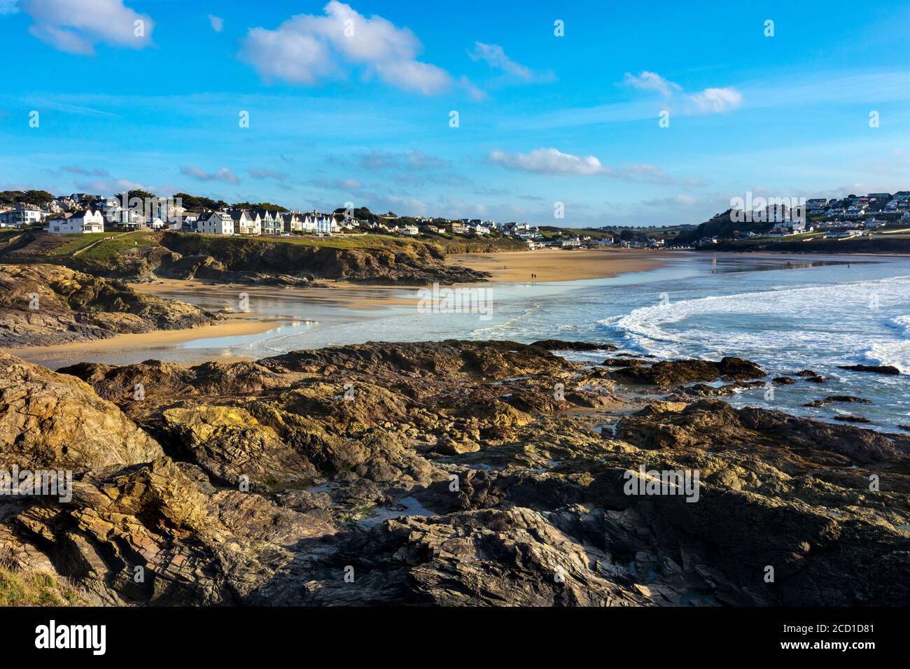 West pentire beach hi-res stock photography and images - Alamy