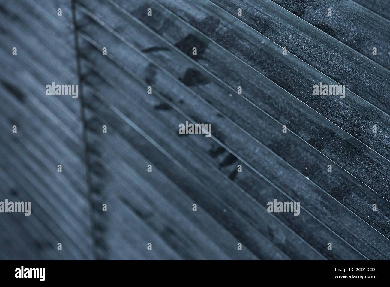 Window blinds in the dust. Dust collector in the house. Need wet ...