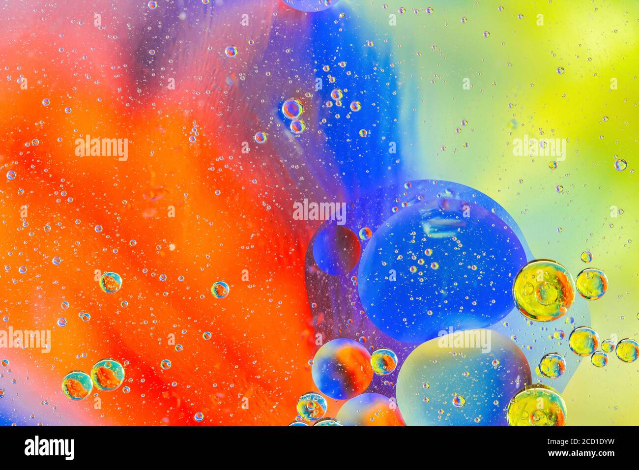 Abstract colorful Background Oil in Water with colorful gradient colors ...