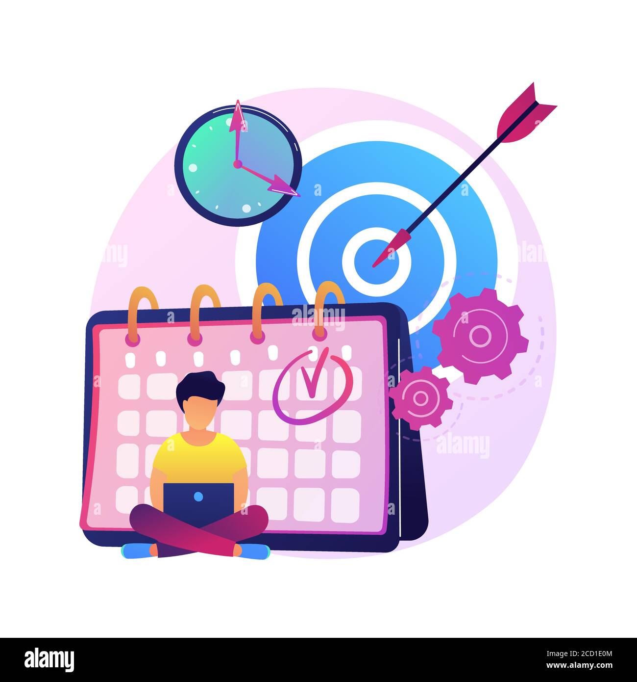 Discipline abstract concept vector illustration Stock Vector Image ...