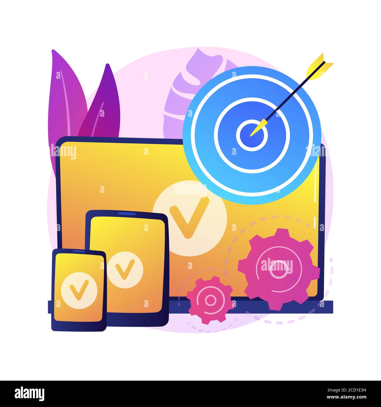 Multi Device Targeting Abstract Concept Vector Illustration Stock Vector Image And Art Alamy