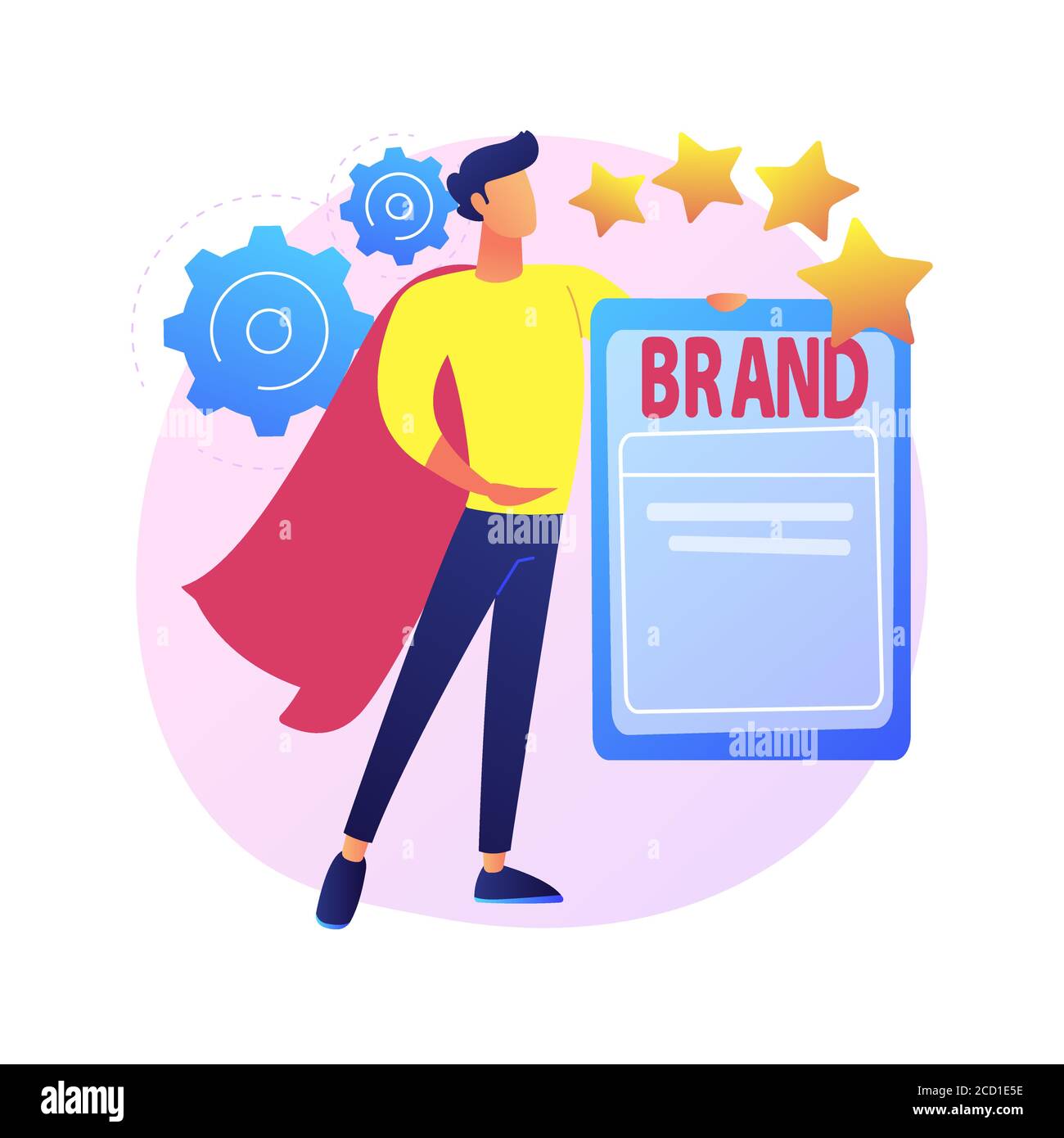 Personal branding abstract concept vector illustration Stock Vector ...
