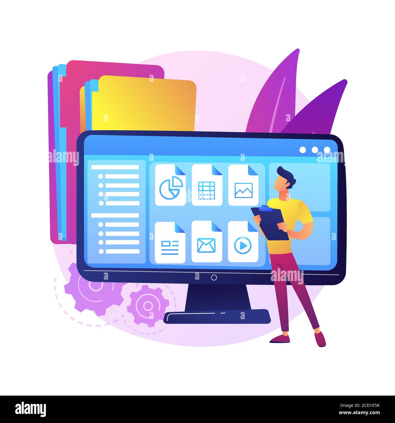 Document management soft abstract concept vector illustration Stock ... Document management soft abstract concept vector illustration Stock ...