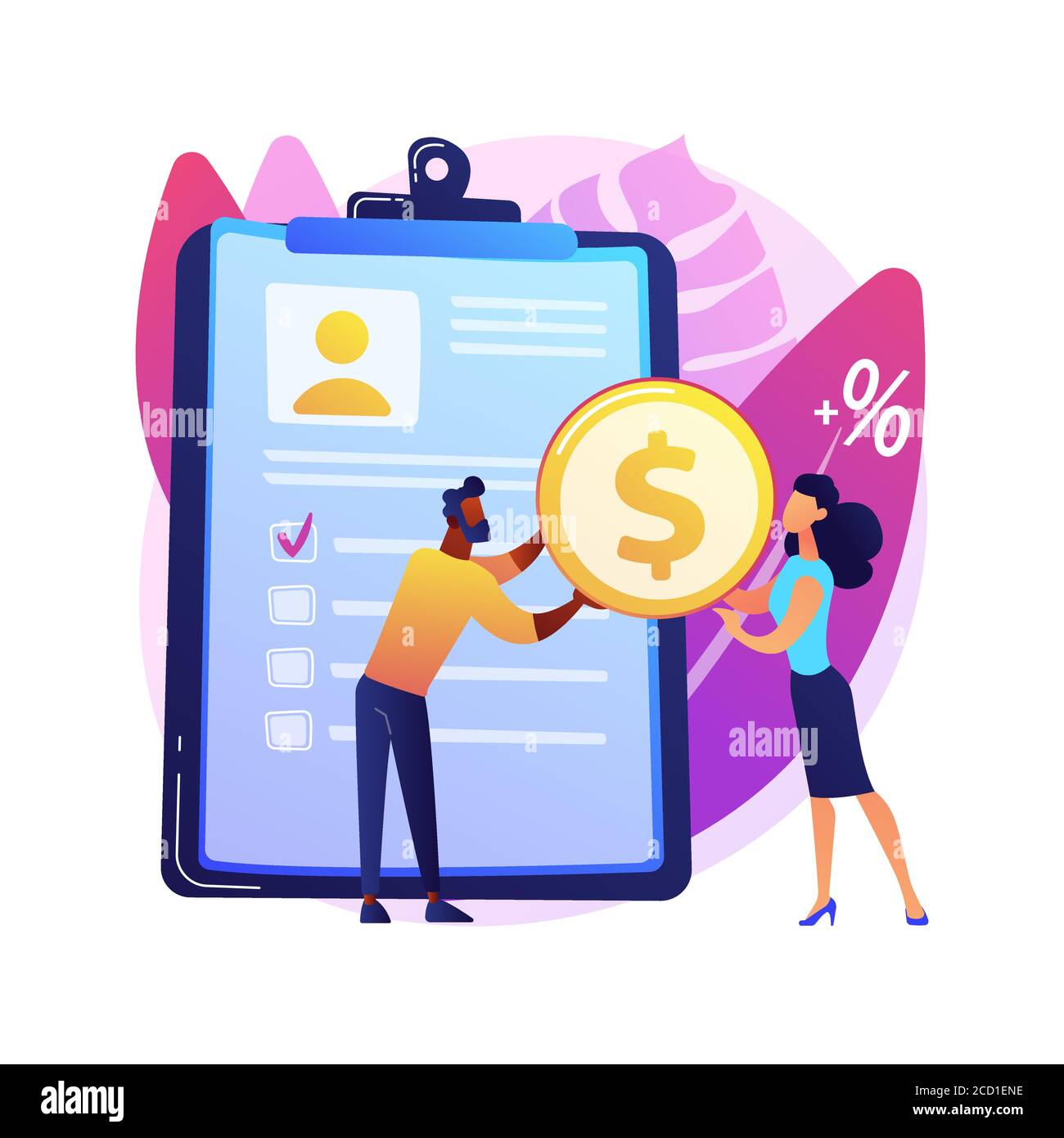 Lending money Stock Vector Images - Alamy