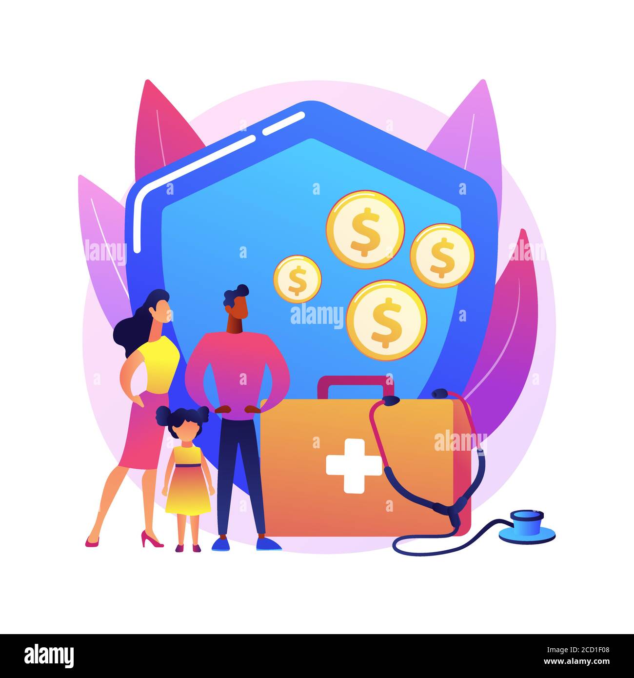 Emergency support fund abstract concept vector illustration Stock ...