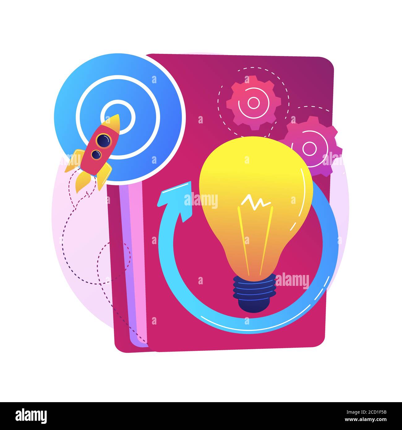 Project life cycle abstract concept vector illustration Stock Vector ...