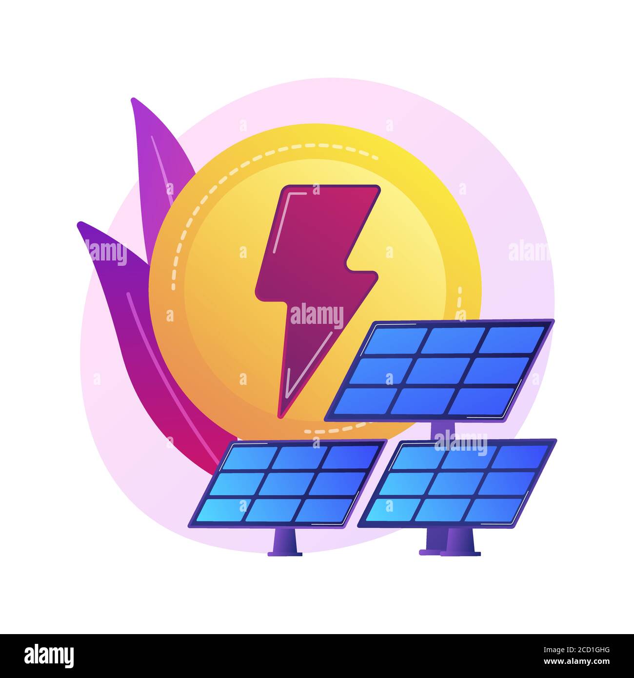 Infographic solar power icon Cut Out Stock Images & Pictures - Alamy