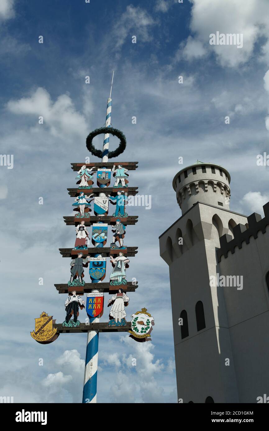 Oktoberfest maypole hi-res stock photography and images - Alamy