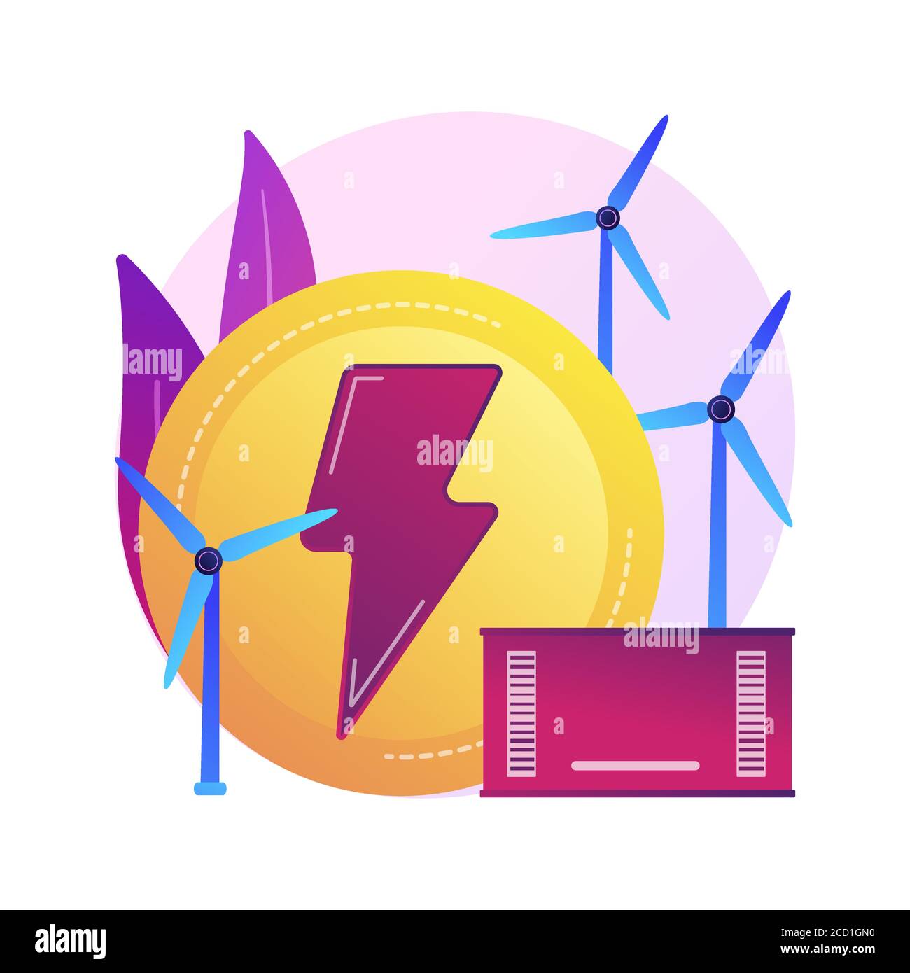 Wind farm construction substation hi-res stock photography and images ...