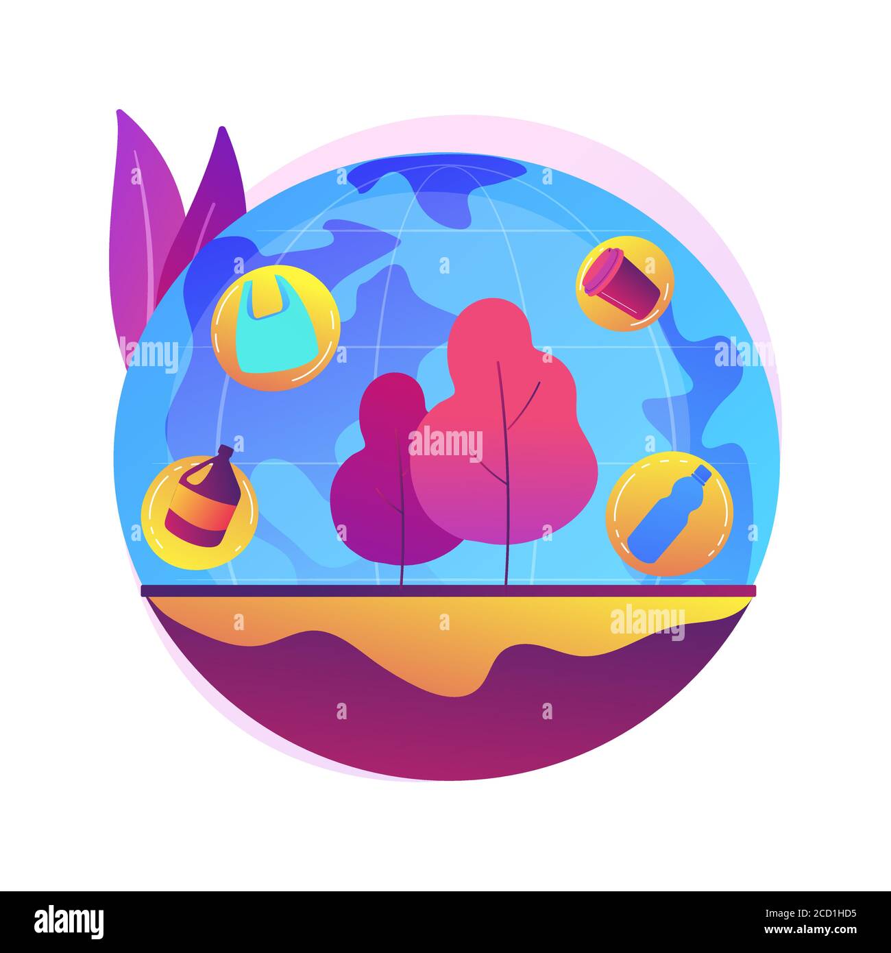 Soil pollution abstract concept vector illustration Stock Vector Image ...