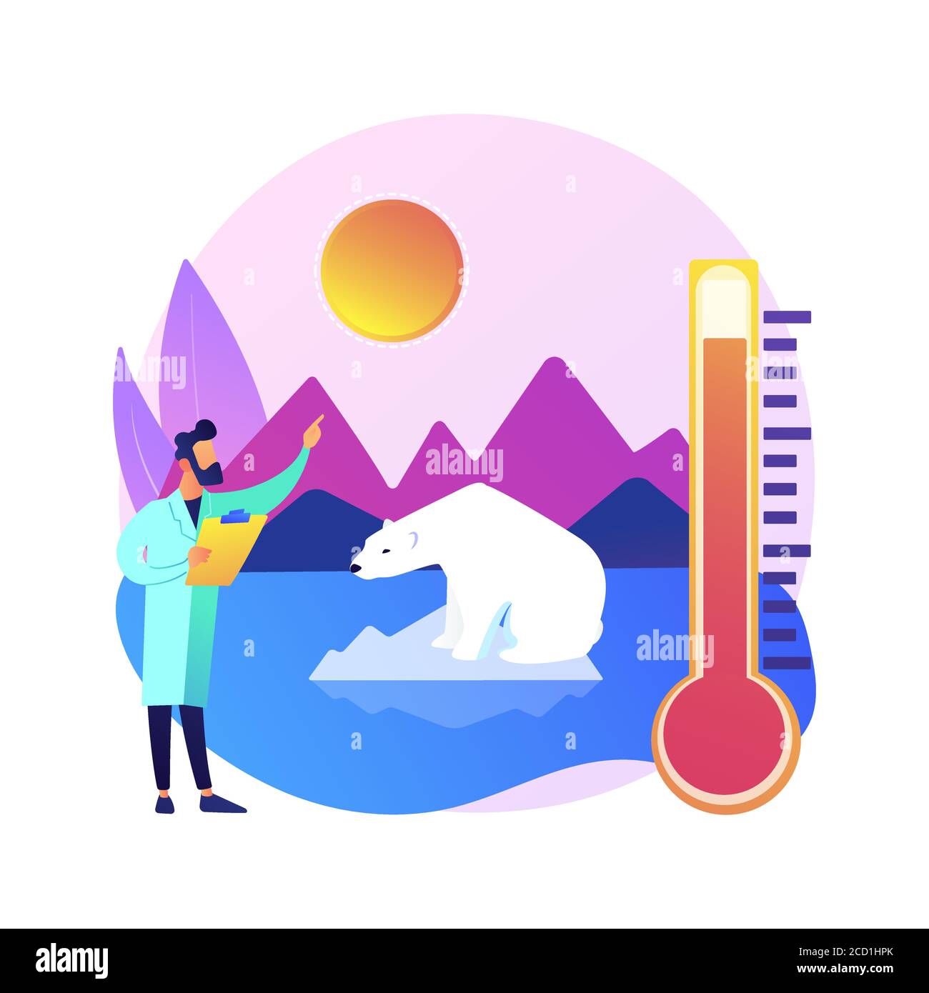 Climate change abstract concept vector illustration Stock Vector Image ...